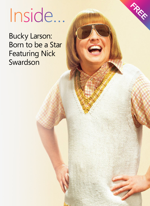 Nick Swardsonbucky Larson Bucky Larson 12x18 Mini Poster Signed By