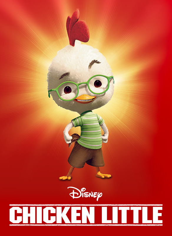 Chicken Little Movie Poster CHICKEN LITTLE DVD JOAN CUSACK DON KNOTS