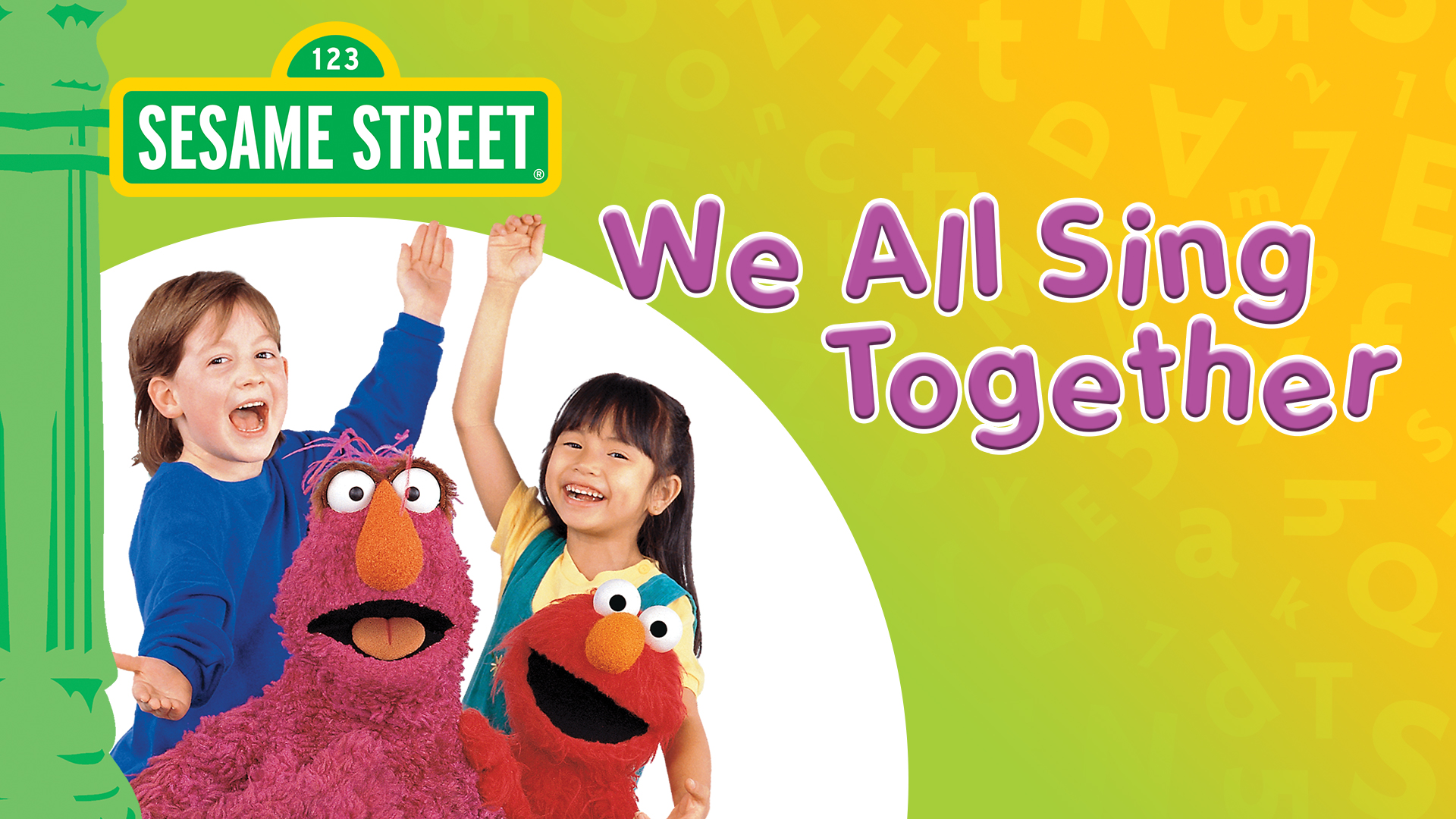 Sesame Street We All Sing Together Vhs