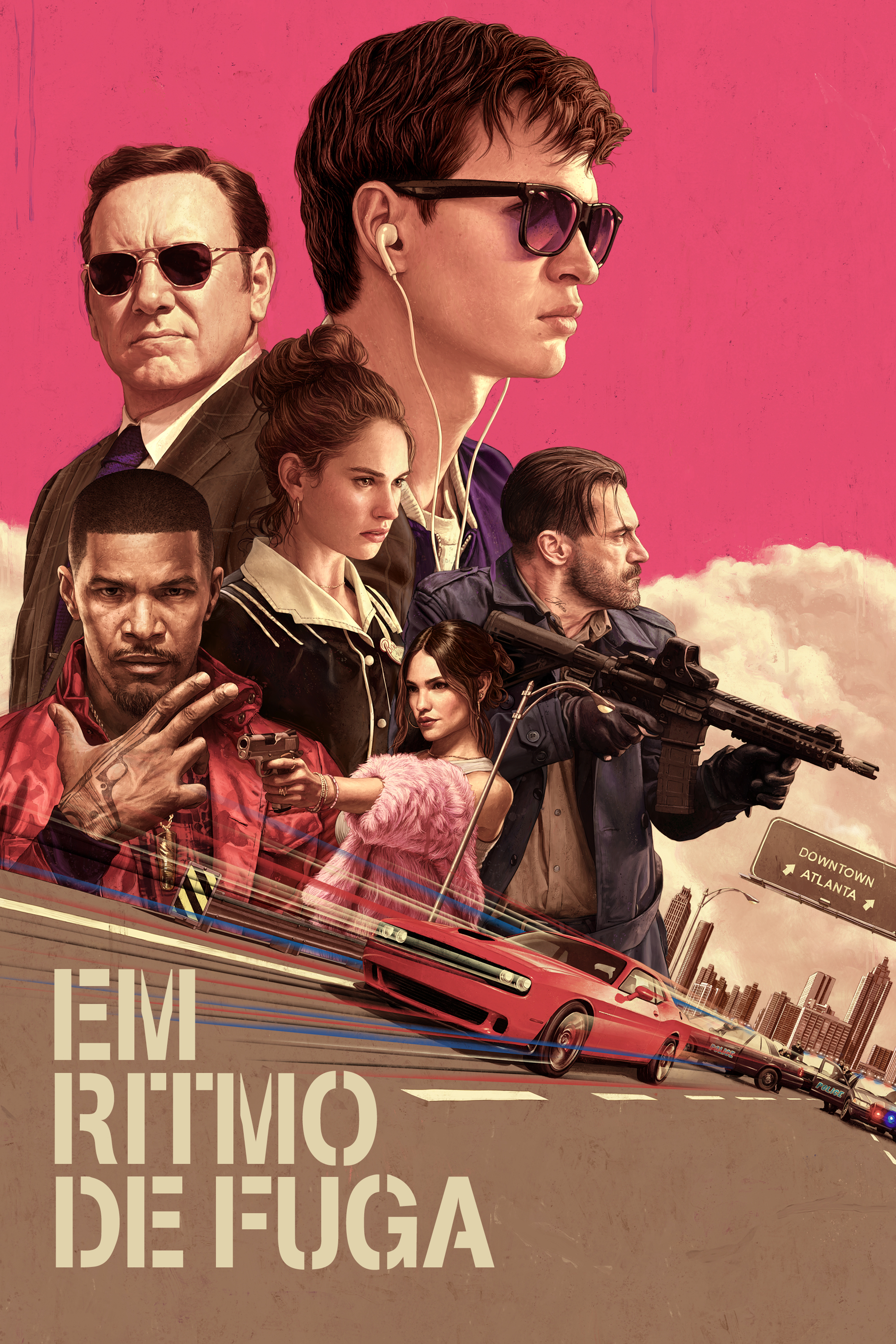 Plano De Fuga Guardas Do Filme Em Ritmo De Fuga