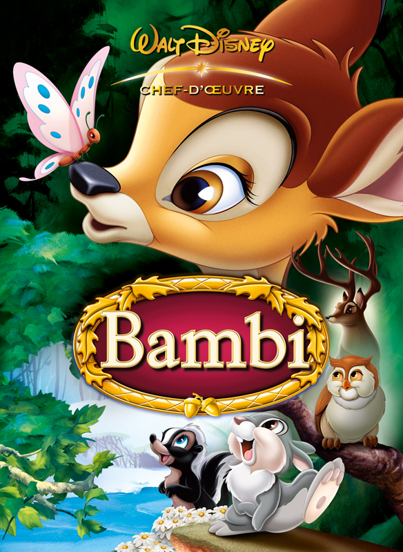 Affiche Du Film Bambi CD Walt Disney Bambi Grenier D'enfance