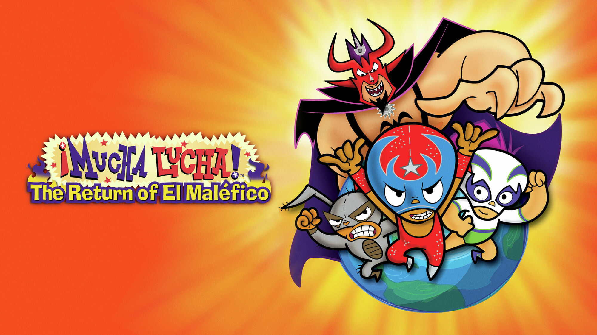 Mucha Lucha Logo MUCHA LUCHA Aqua Fabric | Spoonflower