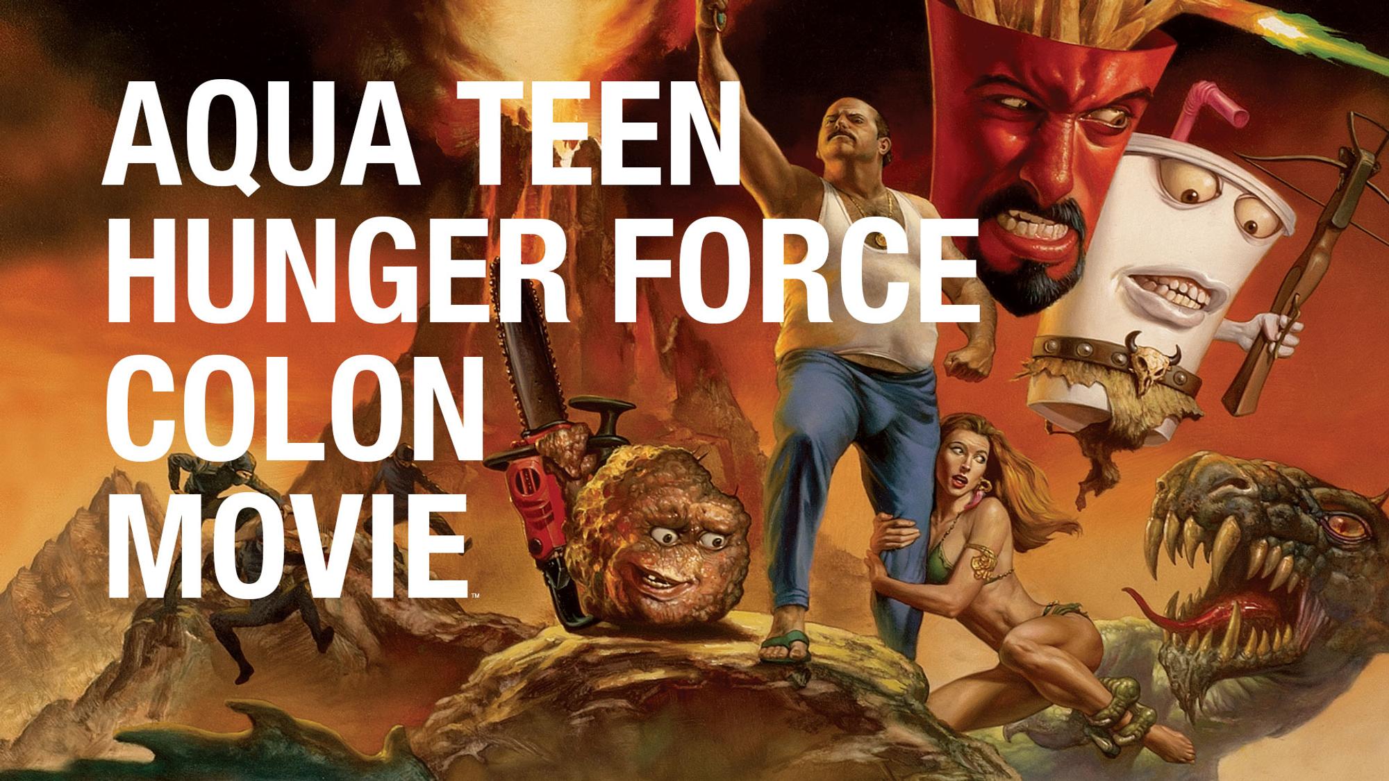 Aqua Teen Hunger Force Movie Poster Aqua Teen Hunger Force Colon Movie