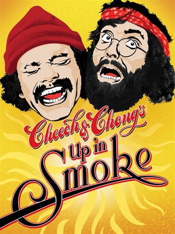Cartoon Cheech And Chong Smoking